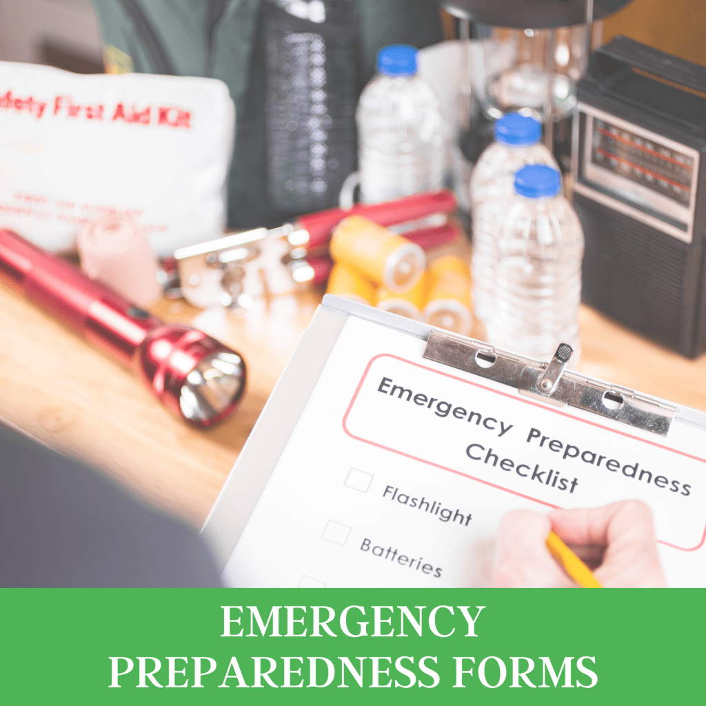 Emergency Preparedness Forms